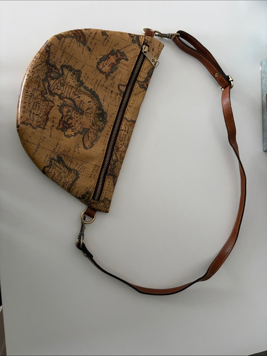 Patricia Nash | Bags | Map Print Patricia Nash Crossbody Bag In Tan And ...
